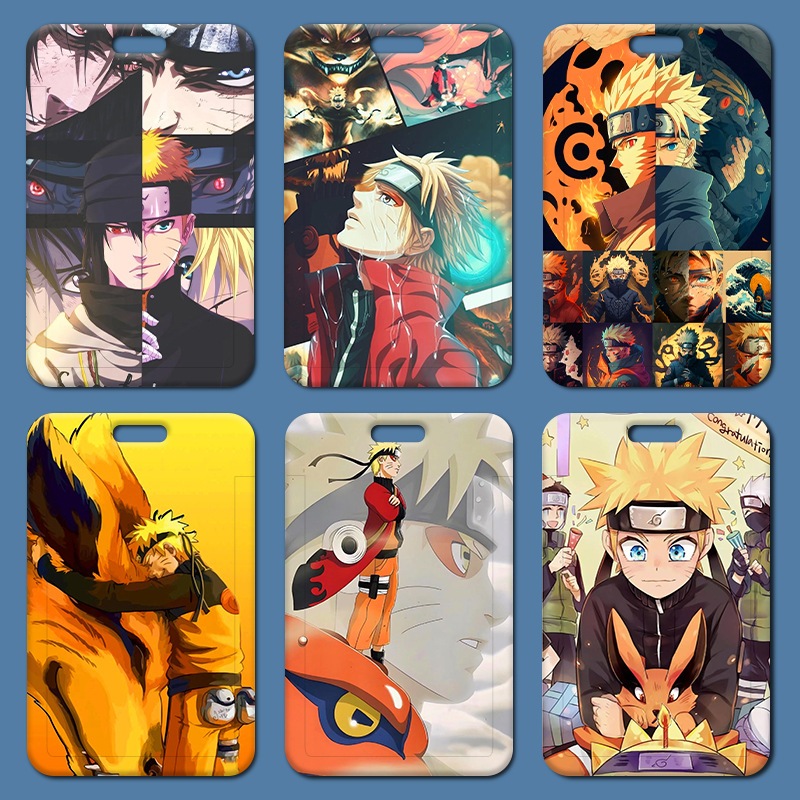 Naruto Motif ID Card Holder/ Photocard Holder/Hanging Rope /Name Tag ...