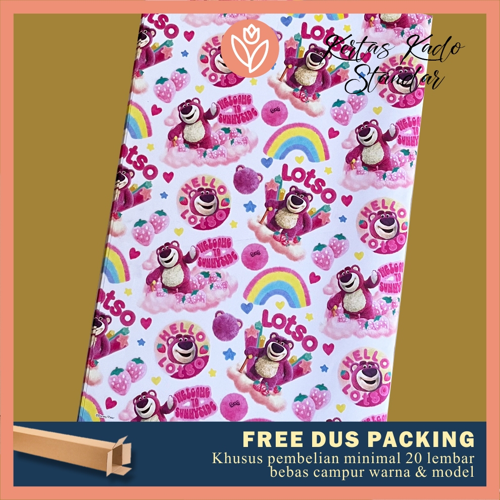 Tulip PAPERIE WRAPPING PAPER SANSAN WAWA Cute Character MOTIF MICKEY ...