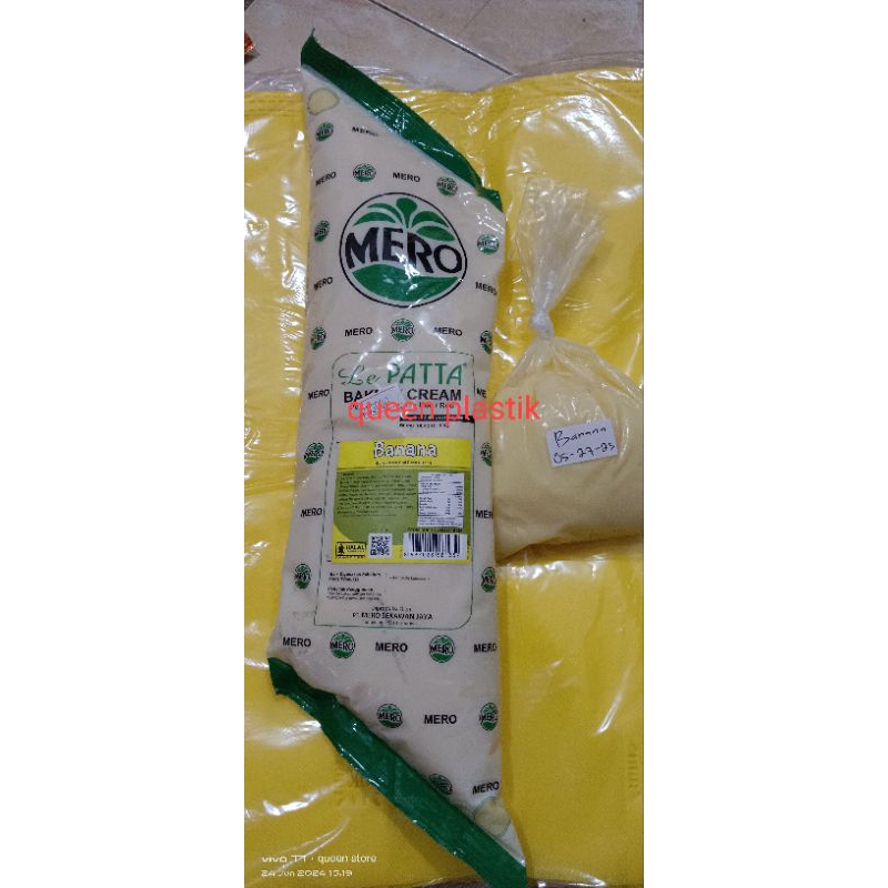 Bakery cream banana banana lepatta mero Jam banana banana repack 250g ...
