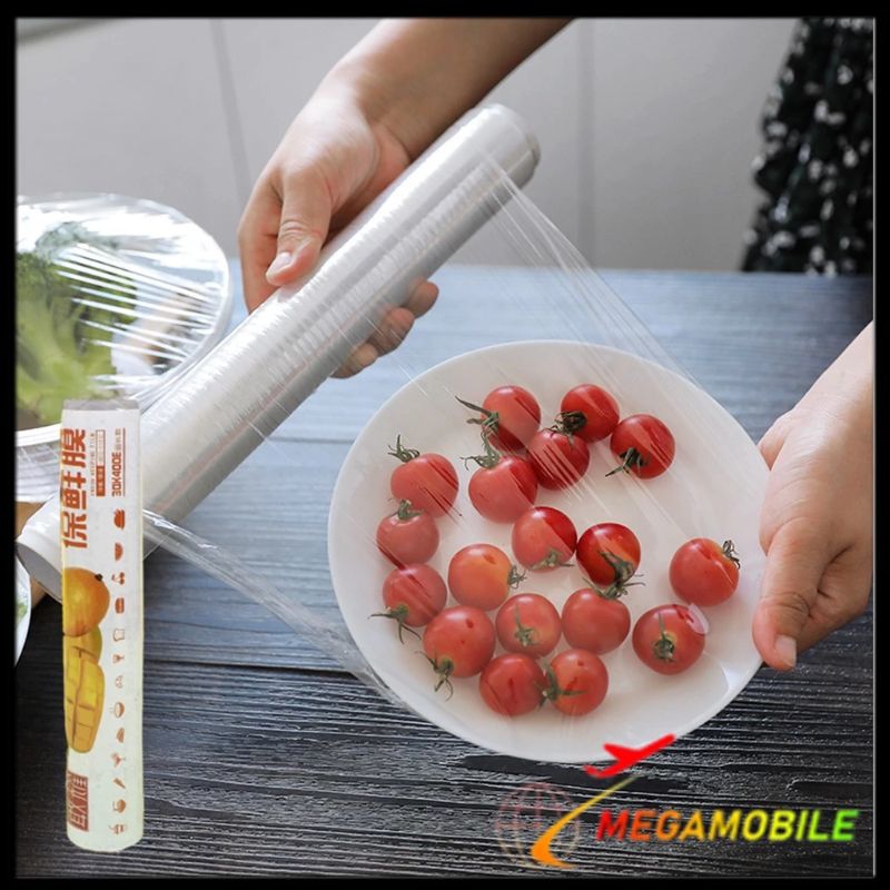 (4Q) Plastic FOOD WRAPPING 30CM X 10M / FOOD GRADE WRAPPING ROOL ...