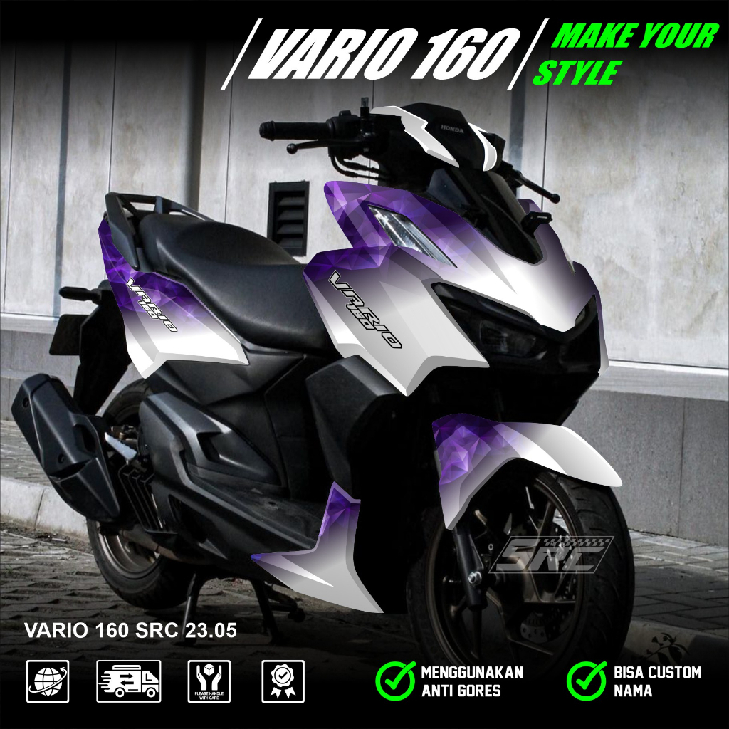 Decal Sticker Honda Vario New 160 Full Body 2022 2023 2024 Dekal Honda ...