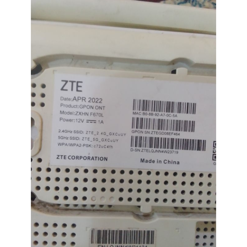 Zte f670l. wifi modem | Shopee Philippines
