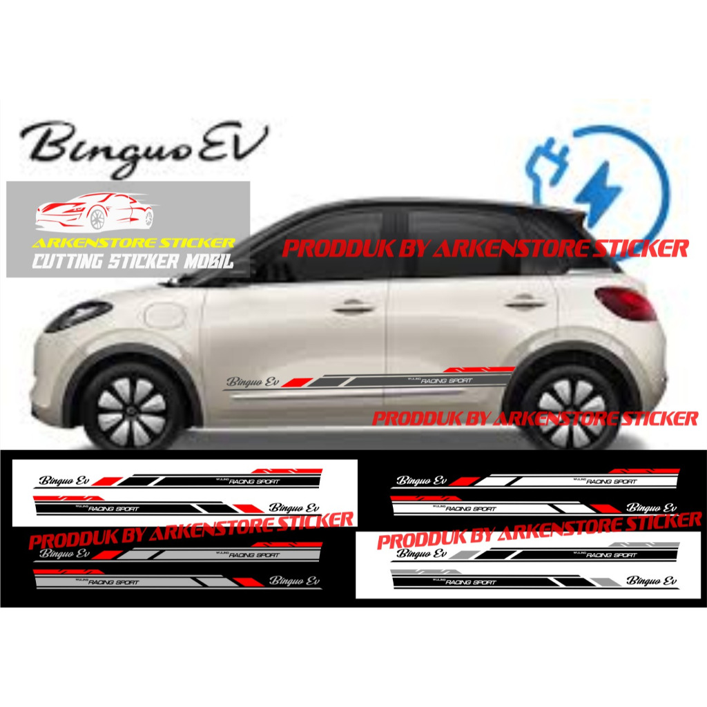 Sticker wuling binguo ev sticker Car sticker binguo ev sticker list ...
