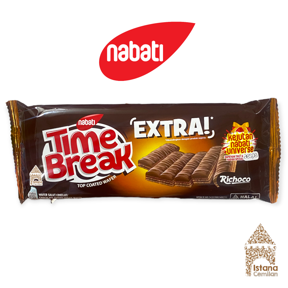Nabati Time Break EXTRA Chocolate Wafers 36 Grams | Shopee Philippines