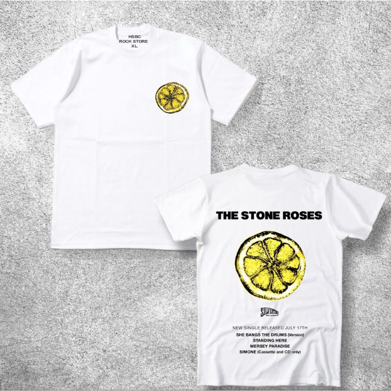 T-shirt The stone roses Logo premium full cotton | Shopee Philippines
