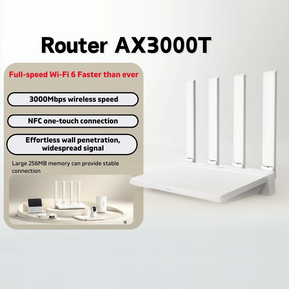 Mijia MI AX3000T - WiFi Router Repeater Dual Band WiFi 6 Mesh ...
