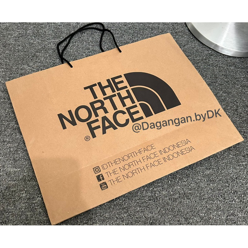 The North Face Paper Bag Original 100% Big Size | Shopee Philippines