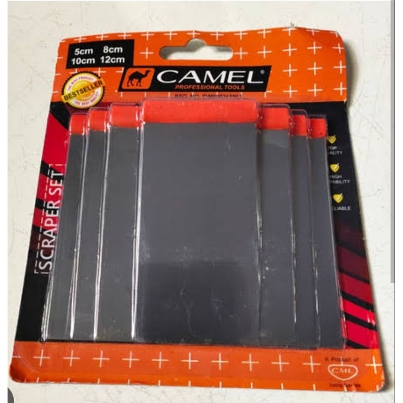CAMEL 4 pcs scraper set CAMEL 4 PCS | Shopee Philippines
