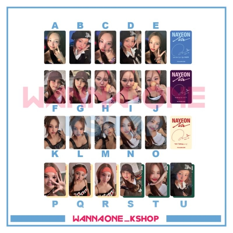 Photocard Na nayeon ABCD album | Shopee Philippines