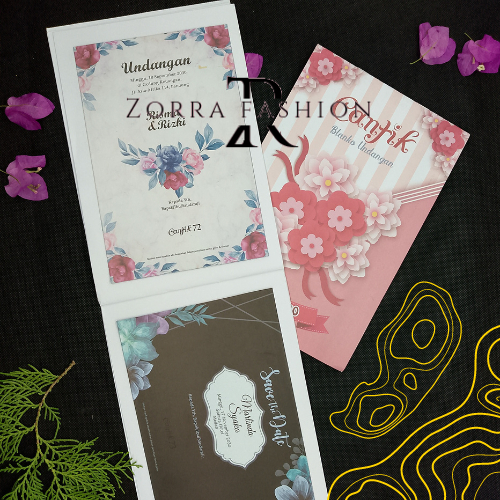 Print Beautiful 2-fold Invitation FULL Color Elegant (FREE Plastic ...