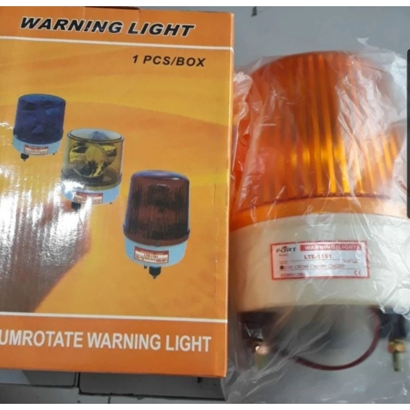 Warning Light Rotary LTE-1161 6 INCHvoltage 4 12VDC -24 VDC-220VAC FORT ...