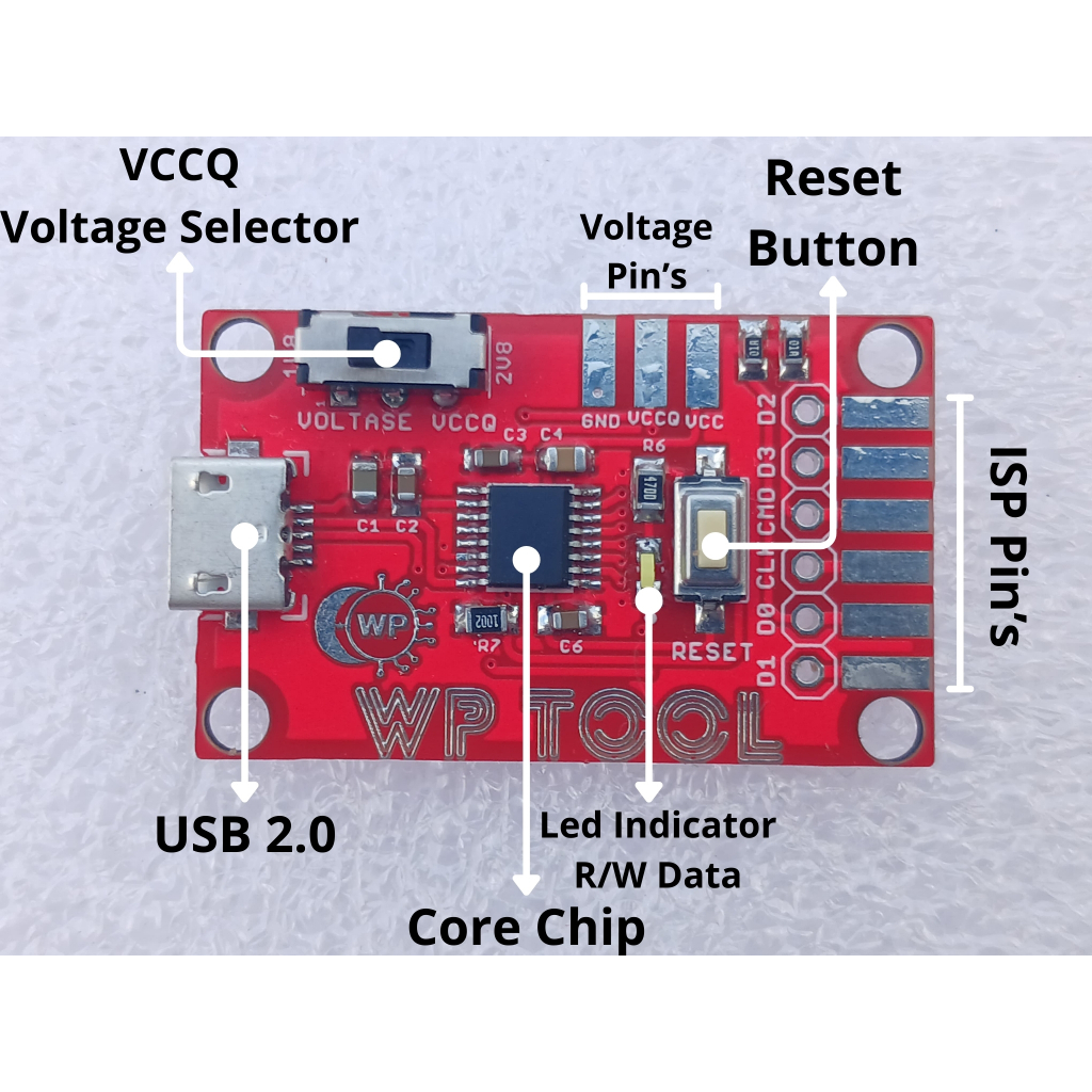WPTOOL REPLACEMENT for ISP UNIVERSAL / EMMC DIRECT ISP ( + software ...