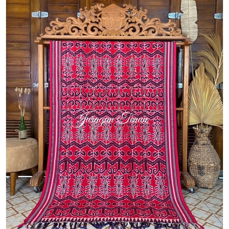 Thick Blanket Woven Fabric With Toraja Motif Kalimantan Sarawak Etc ...