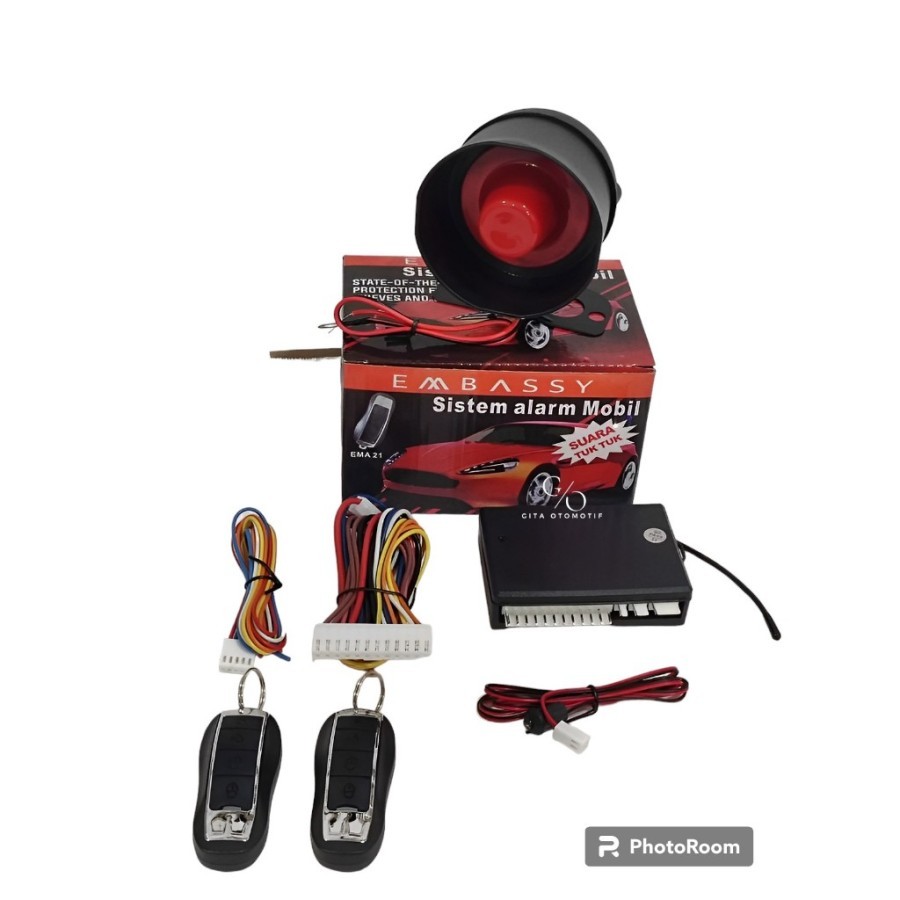 Embassy Car Alarm Ema-21 Tuk Safety Lock Universal Car Alarm System ...