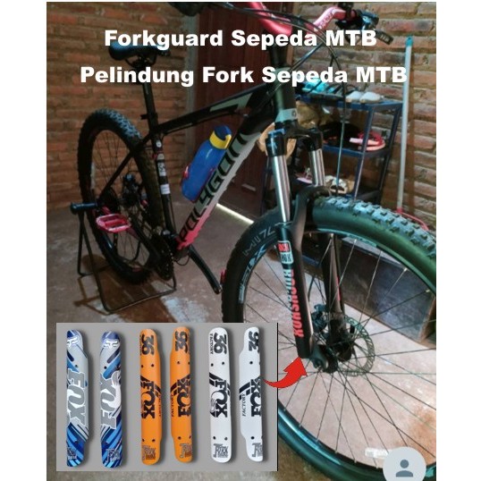 MTB bicycle forkguard protector, full spoon-coated decal | Shopee ...