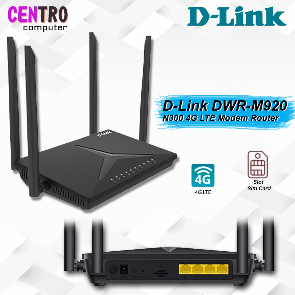 D-Link DWR-M920 N300 4G LTE Router Modem Dlink DWR M920 | Shopee ...