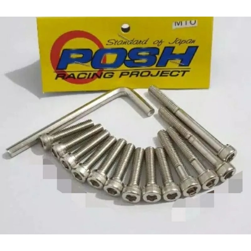 MESIN Promo MIO engine block bolts, cvt bolts, MIO engine block bolts ...