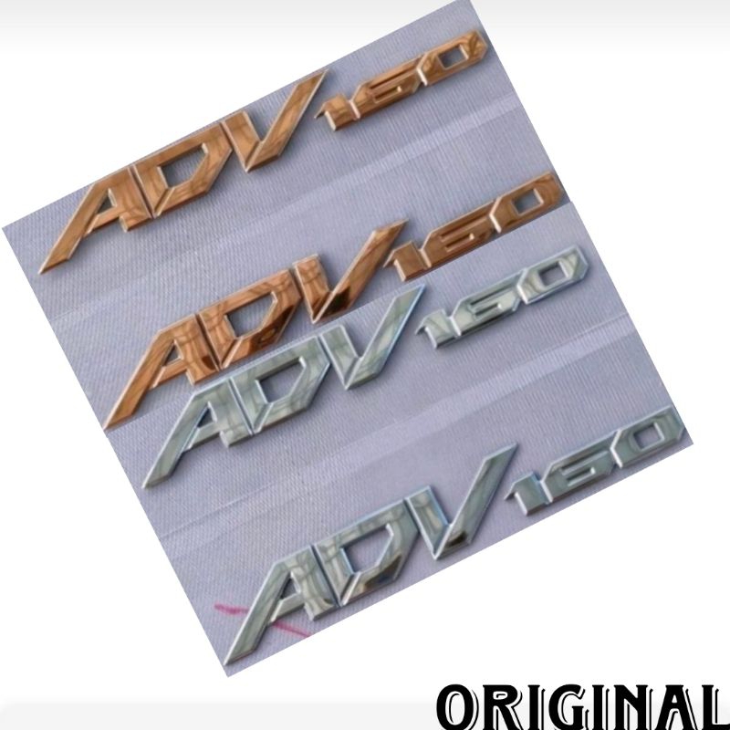 ADV 160 emblem original ADV 160 gold croom logo | Shopee Philippines