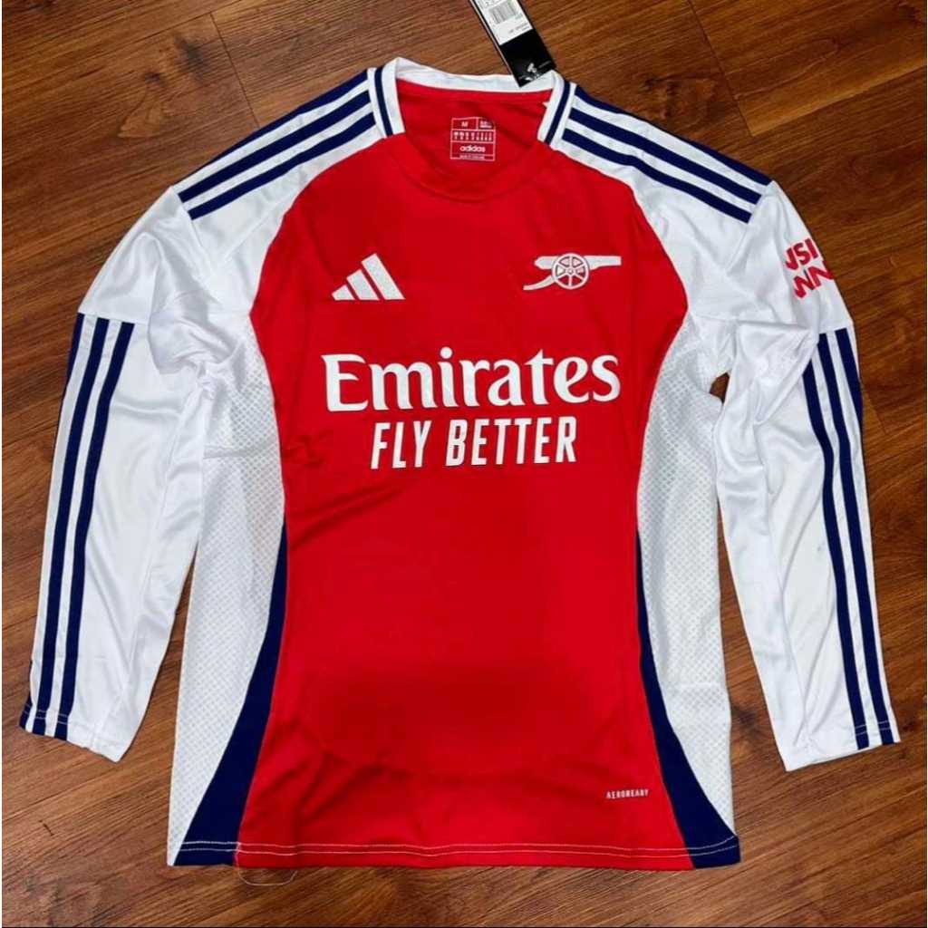 Jersey LS ARSENAL HOME 2024 2025 JERSEY Long Sleeve LS | Shopee Philippines