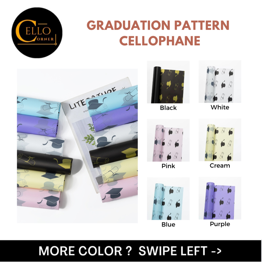 [20 Sheets] GRADUATION PATTERN Cellophane / GRADUATION Cellophane ...