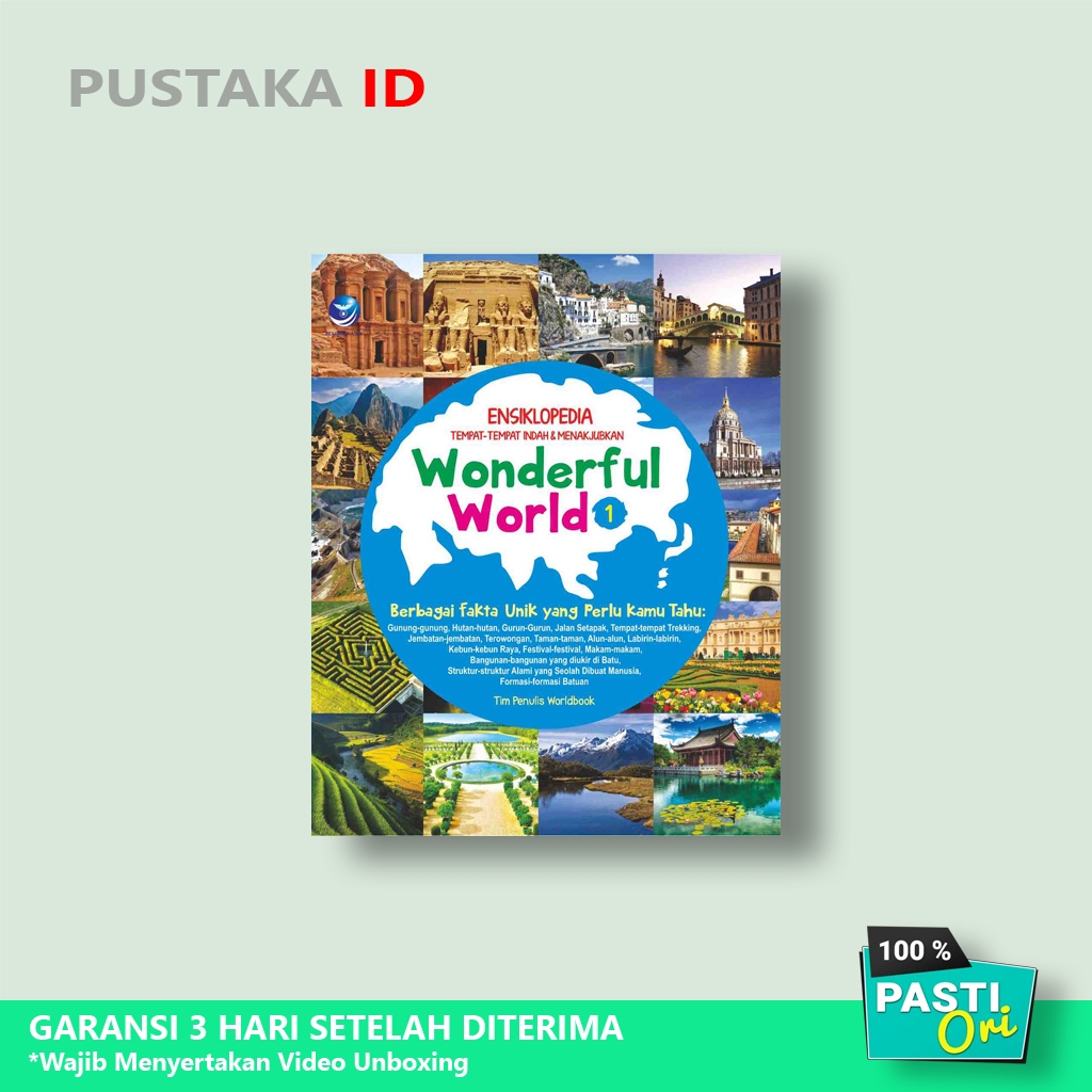 Wonderful World Book 1, Encyclopedia of Beautiful and Stunning Places ...
