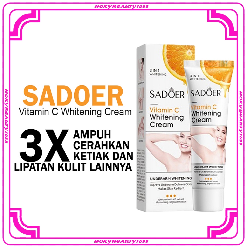 Hb Sadoer Smooth Whitening 3in1 Vitamin C Whitening Cream Whitening Groin Brightening Armpit ...
