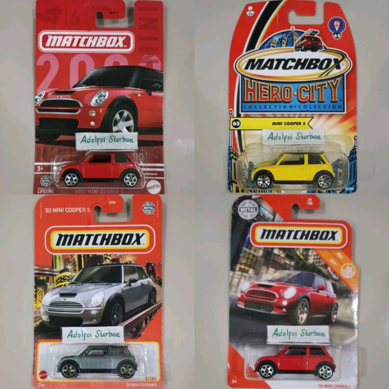 Matchbox '03 mini cooper S mbx city edition mini 4/6 65 hero city ...