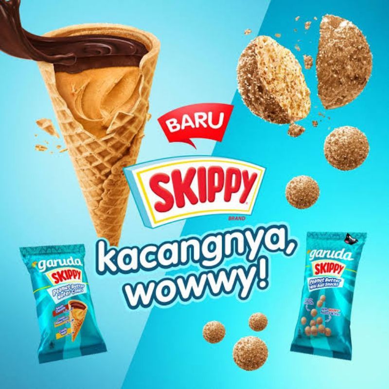 Garuda Skippy Peanut butter mini ball/wafer cones | Shopee Philippines