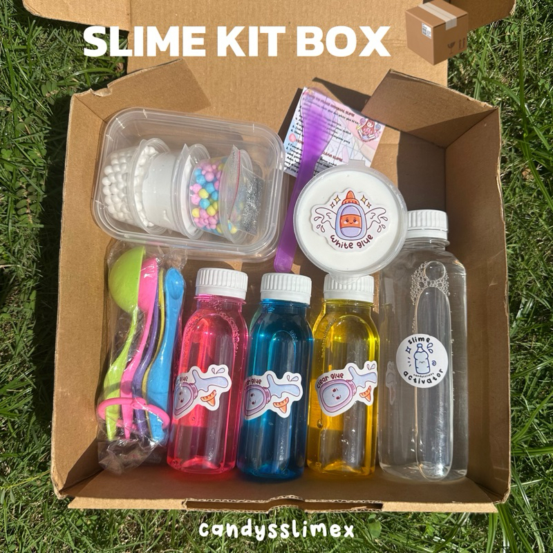 Box SLIME KIT BY CANDYSSLIMEX/ CHILDREN'S TOY SLIME / SLIME KIT / SLIME ...