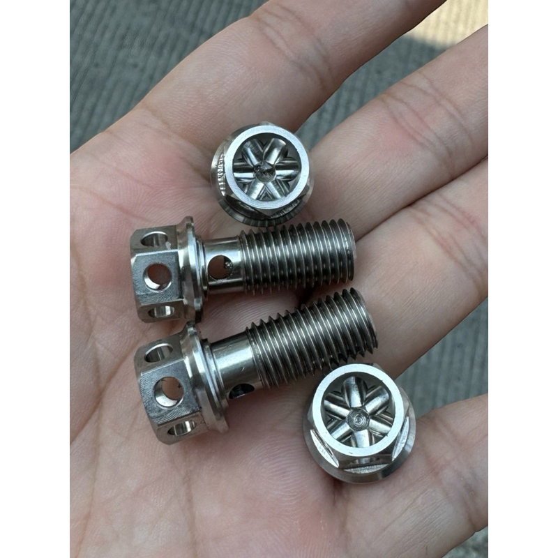 Probolt FLOWER CHROME Bolts Caliper Bolts BANJO Bolts Brake Hose Smooth ...