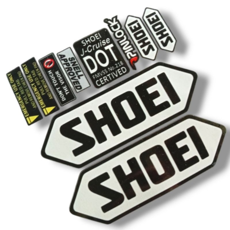 Shoei J-Cruse Helmet Stickers Full Set | Shopee Philippines