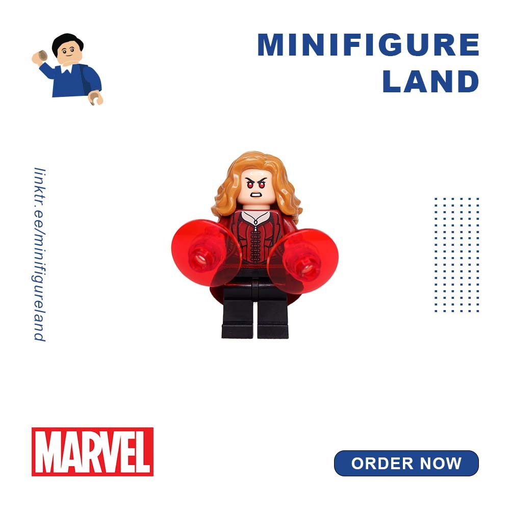 Lego Marvel - The Scarlet Witch (Wanda Maximoff) With ACC - 76266 ...
