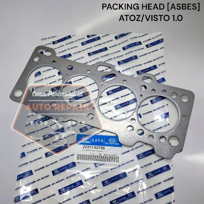 Packing HEAD GASKET CYLINDER HEAD ASBES GRAFIT HYUNDAI ATOZ 1.000CC ...