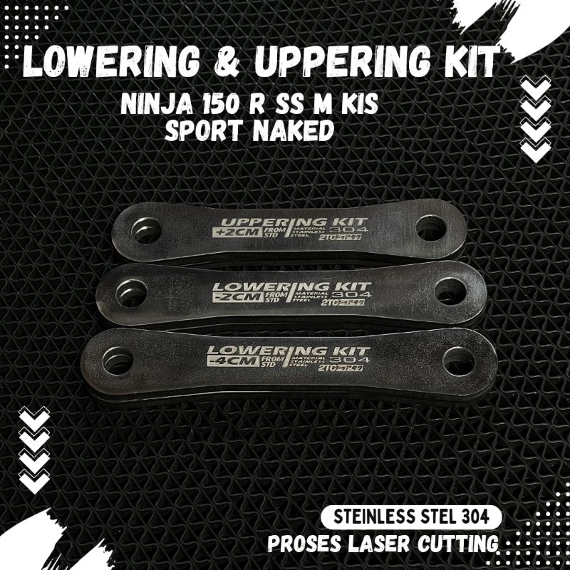 Lowering KIT UPPERING KIT NINJA R SS M KIS SPORT NAKED Antem 304 LASER ...