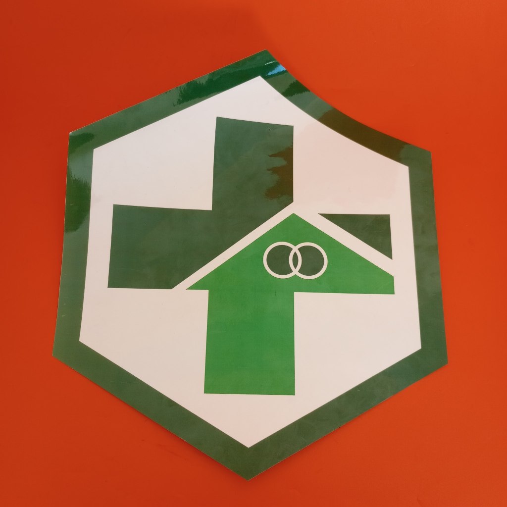 Community Health Center Logo Stickers, Glossy Lamination, Quality vinyl ...