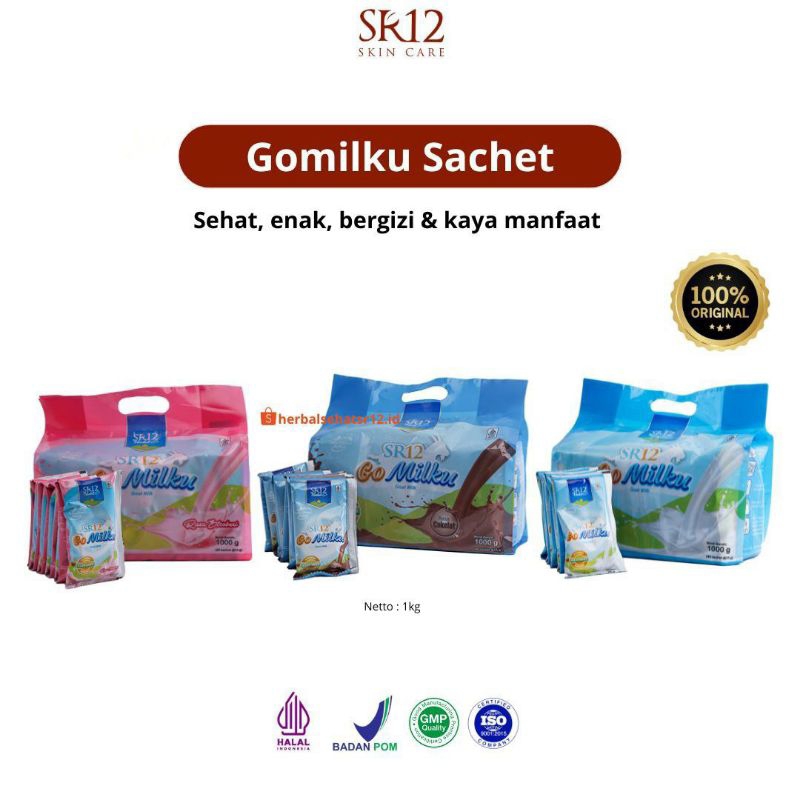 Sr12 GO MILKU SACHET - PREMIUM ETAWA Powder Milk - Stomach Health Milk ...