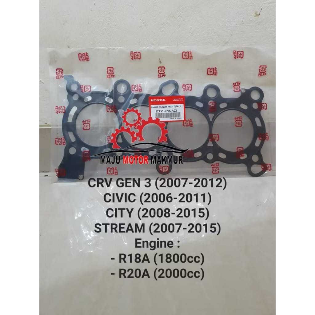 PAKING ONLY PACKING HEAD CYLINDER HONDA CRV GEN 3 CITY CIVIC STREAM 2 ...