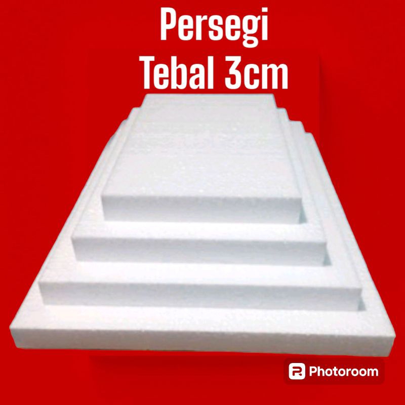 3cm thick square Styrofoam sheet for bases and other boards | Shopee ...