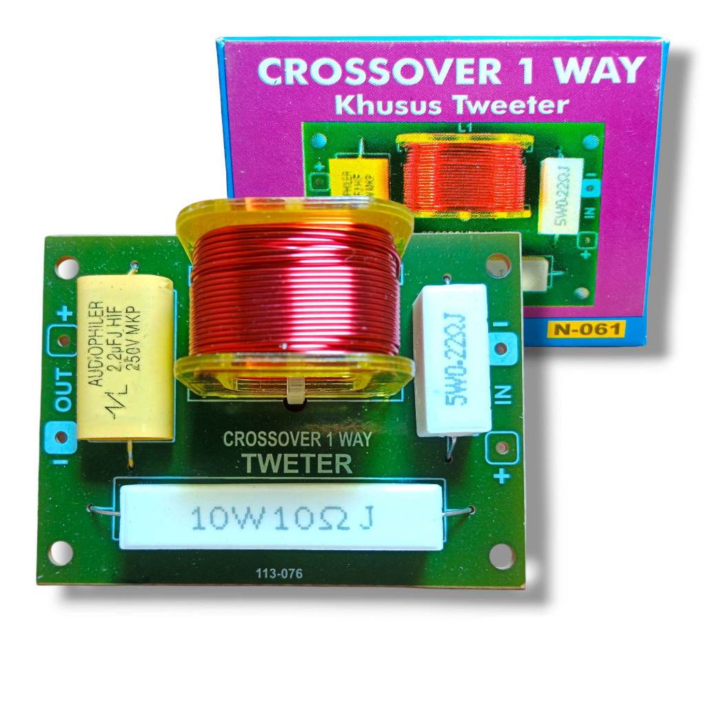 1 WAY TWEETER CROSSOVER KIT N-061 CROSS OVER TWITTER Tapping Tapping ...