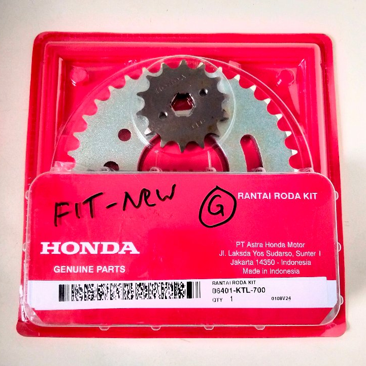 Girset AHM SUPRA FIT NEW/REVO Old 06401KTL700 Original AHM PART ...