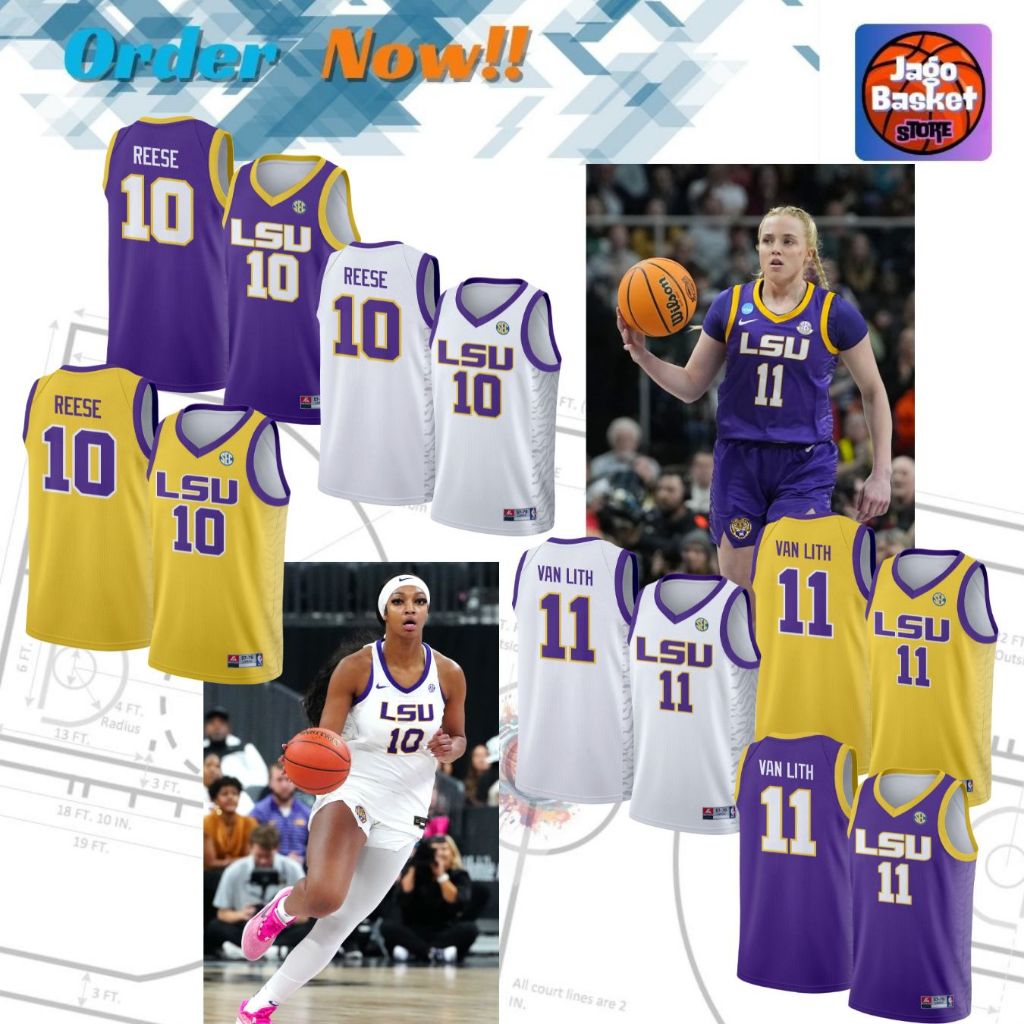 Ncaa LSU Basketball Jersey Angel Reese - Hailey Van Lith | Shopee ...