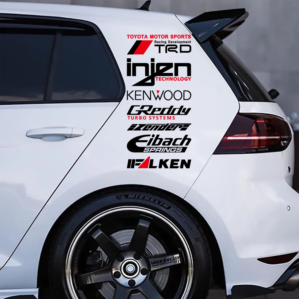 NEW toyota trd car sticker set 1 sheet | Shopee Philippines