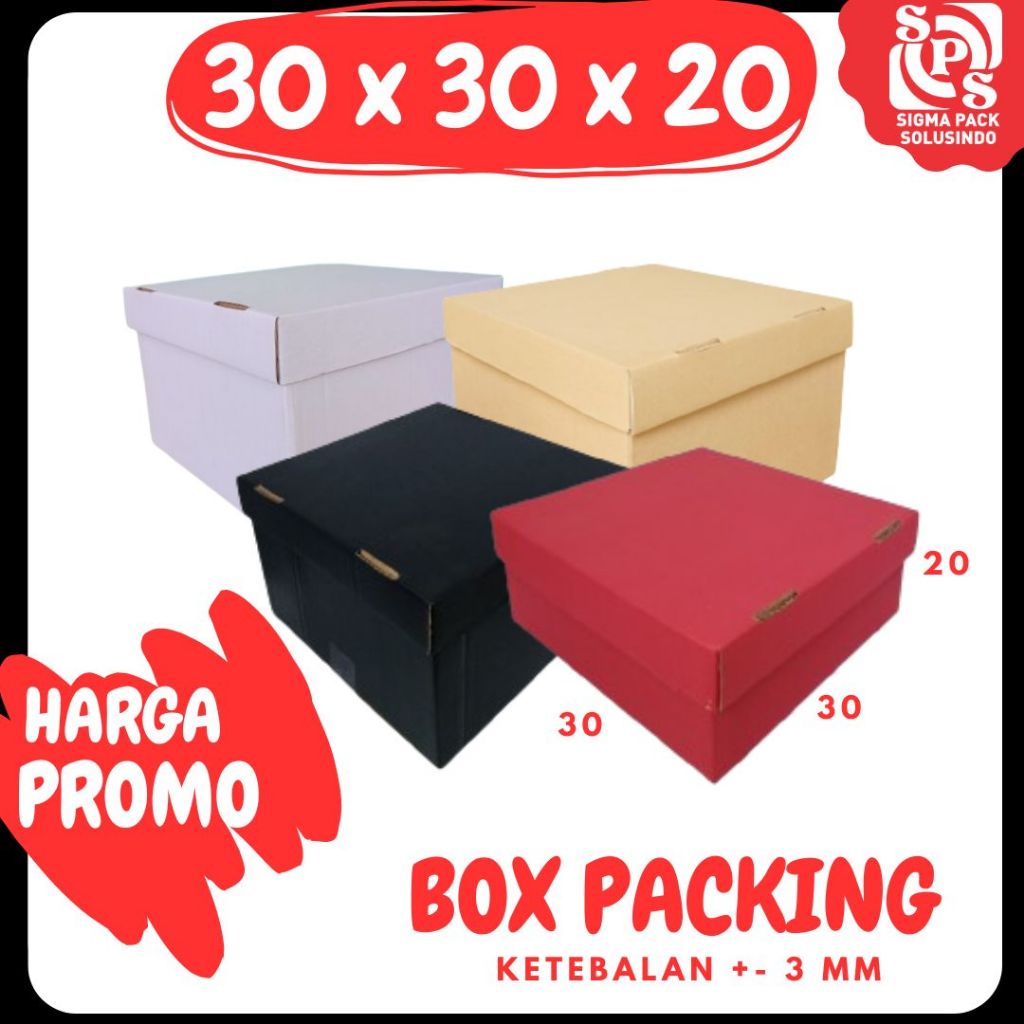 Box 30x30x10/30x30x20/30x30x30 Set Hee Bee Cardboard Cardboard Packing ...