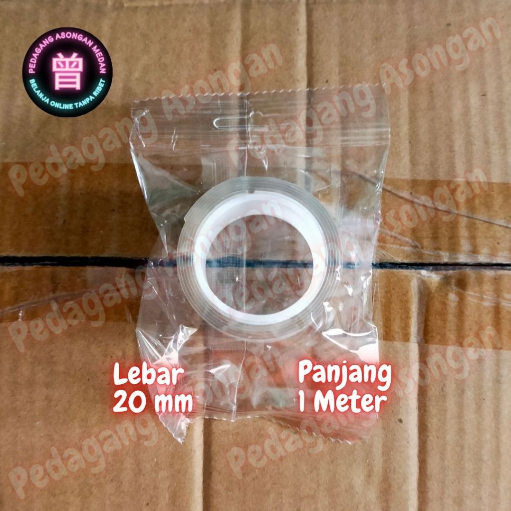 Nano Tape / Clear Double Tape 2cm x 1 meter | Shopee Philippines