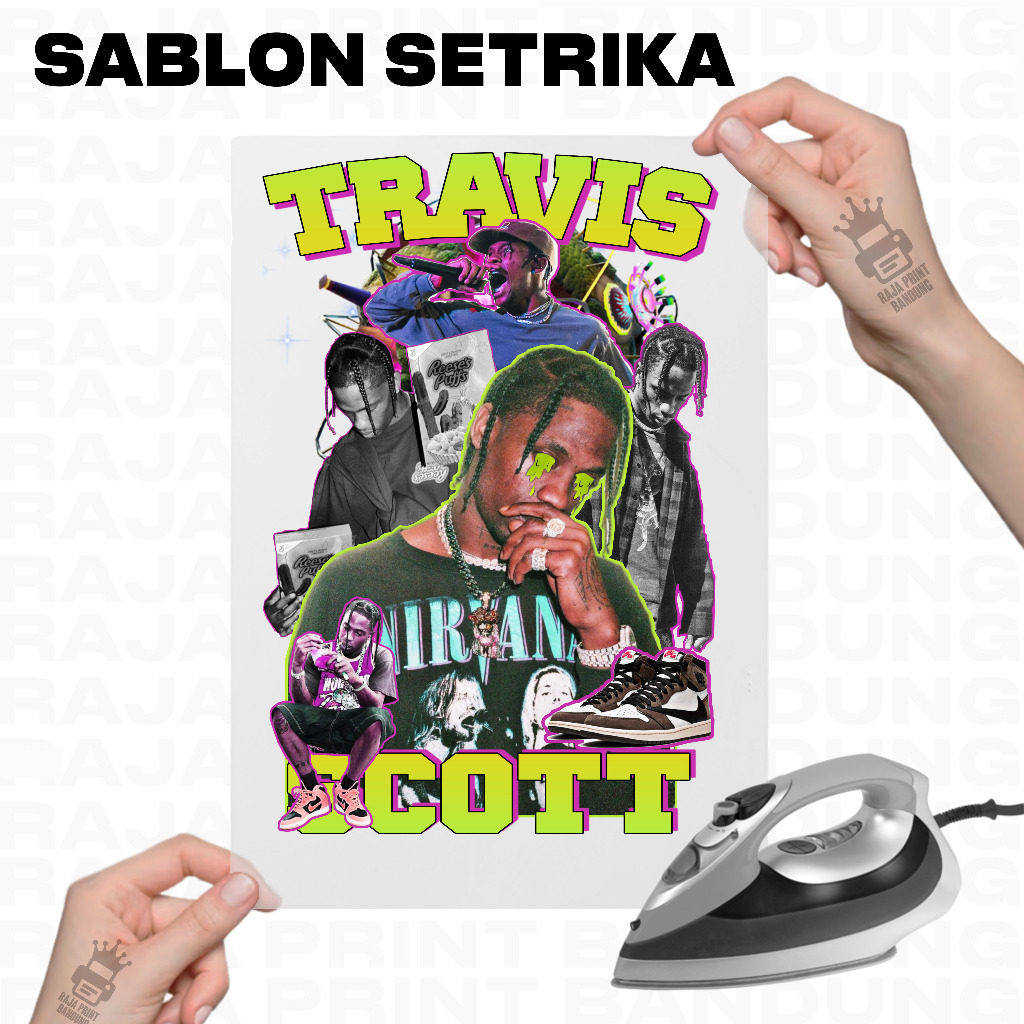 Sablon Iron Unit A3 DTF Sticker Kaos Ready To Press Ready To Iron ...