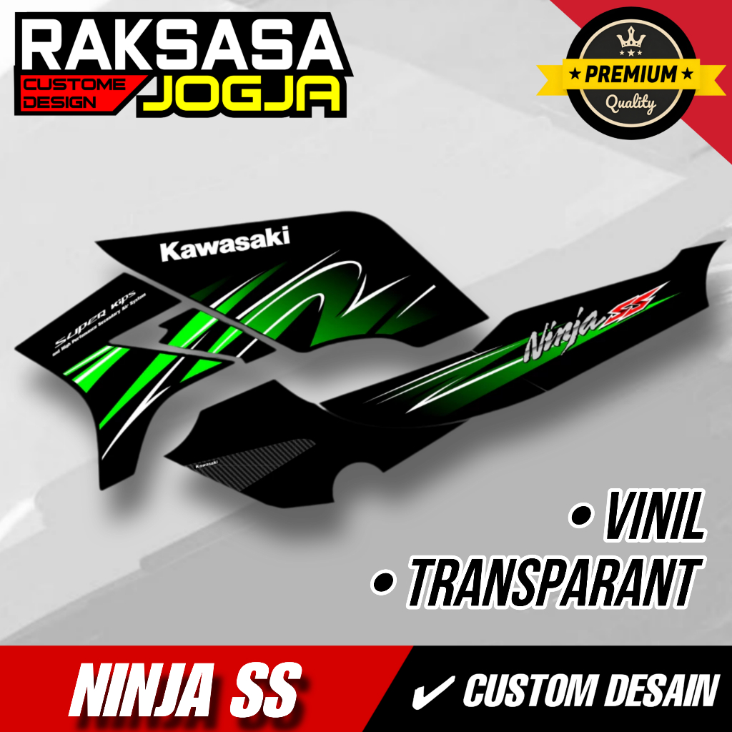 Kawasaki NINJA SS CUSTOM STRIPING 100% PREMIUM QUALITY Variations ...