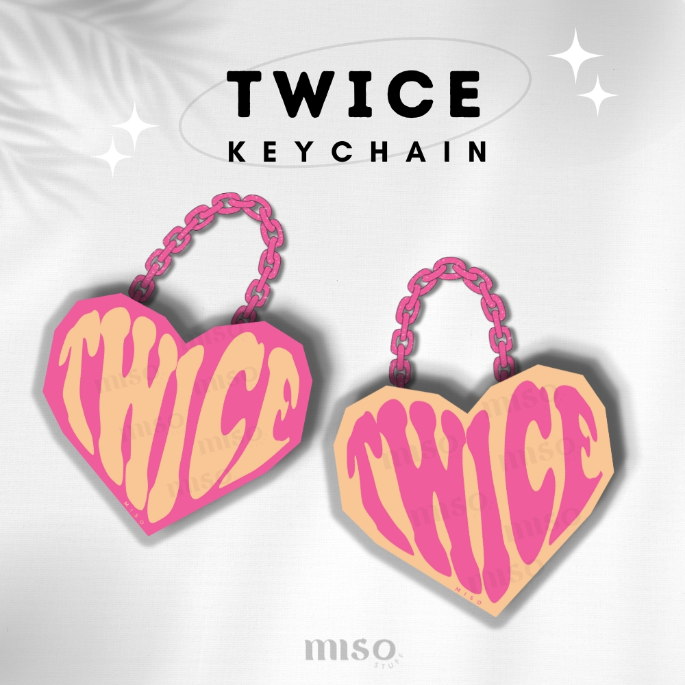 GANTUNGAN Twice Aclyric Keychain / Twice Key Chain / Twice Key Chain ...