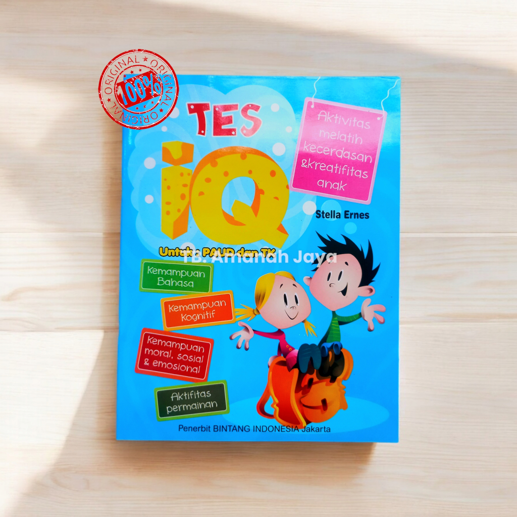 Iq Test Book Activity Train Intelligence And Creativity For PAUD & TK ...