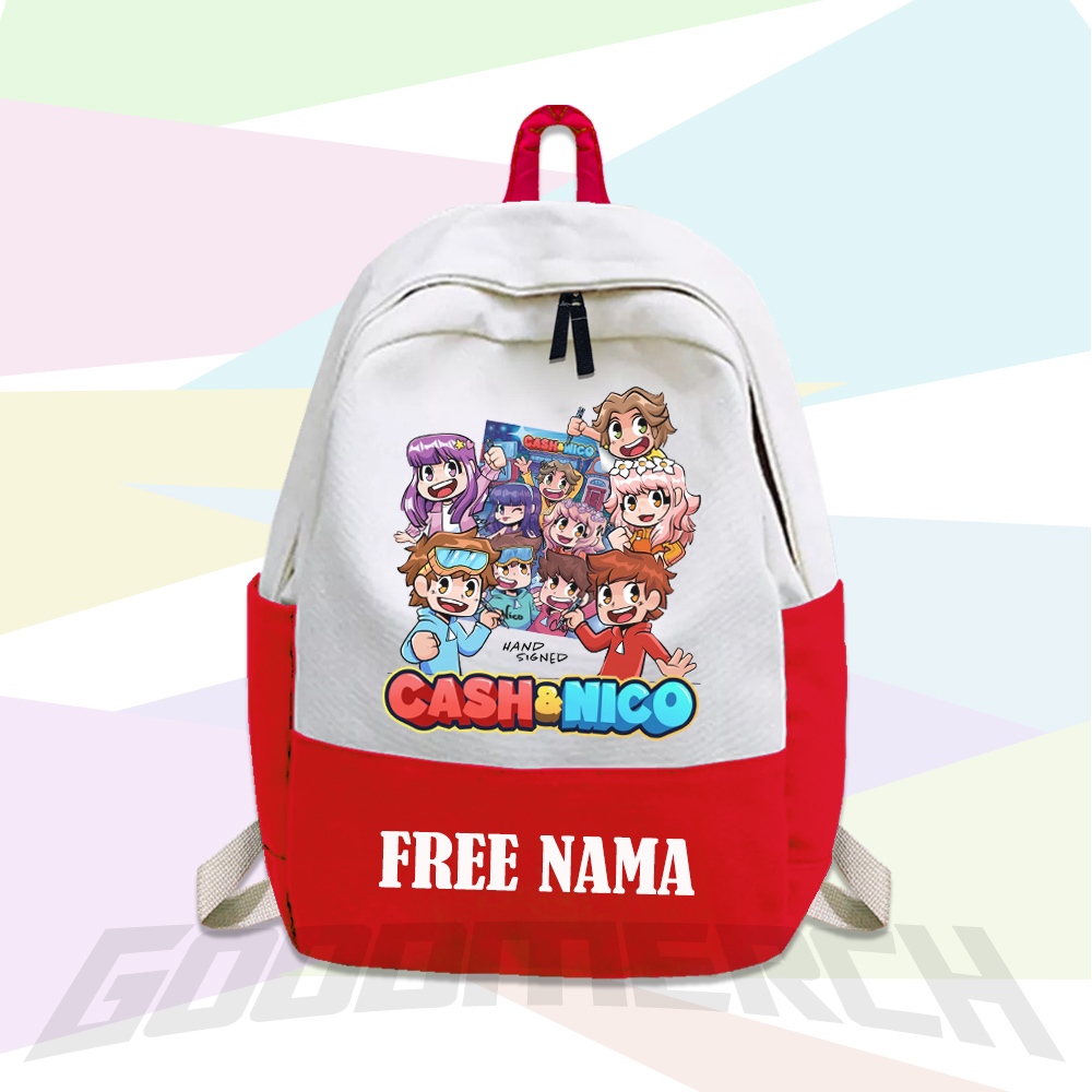 Latest CASH AND NICO School Children's Backpack/FREE Name Print ...