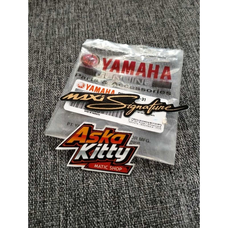 Original yamaha Maxi Signature Sticker | Shopee Philippines